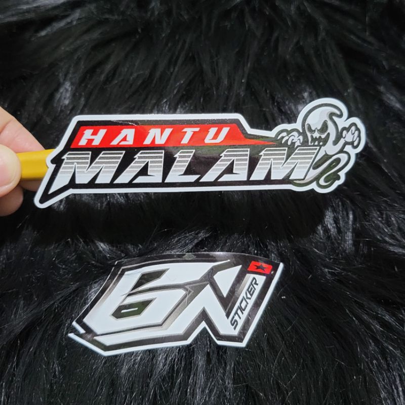 Jual stiker viral sticker kata2 Hantu Malam | Shopee Indonesia