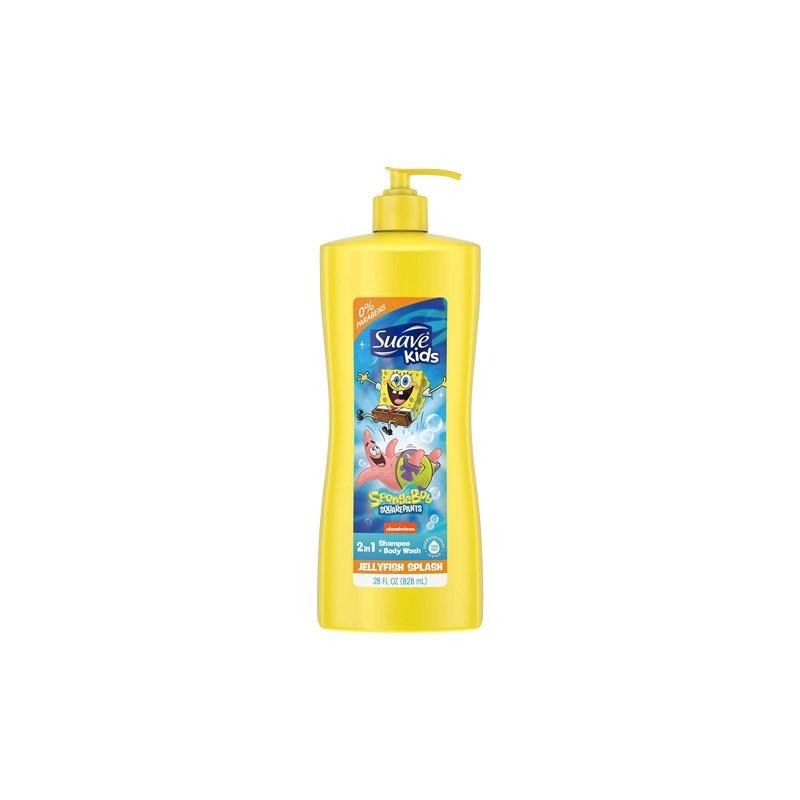 Jual Suave Children kids Shampoo Body Wash 2 in 1 828ml - Spongebob ...