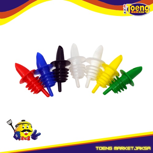 Jual TUTUP BOTOL KARET / ECONOMY FREE POURER GREEN JIWINS | Shopee ...