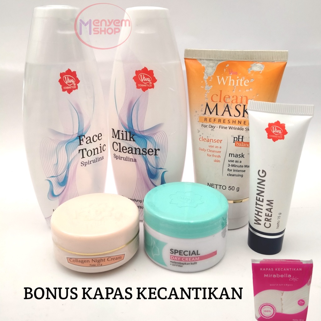 Jual Paket viva untuk kulit normal / kering isi 6pcs Bonus kapas ... Jual Paket viva untuk kulit normal / kering isi 6pcs Bonus kapas ...