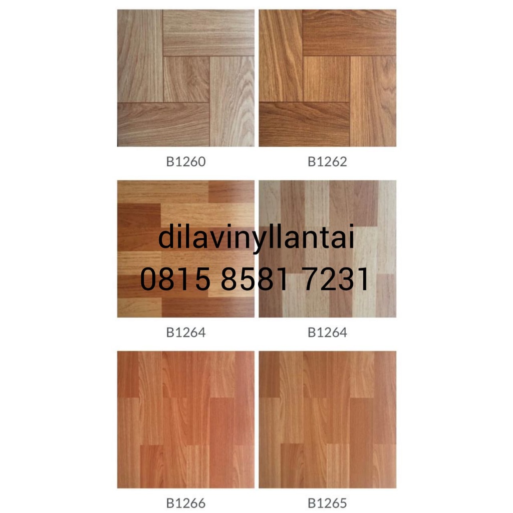 Jual Lantai Vinyl Tile Borneo Motif Kayu Anti Rayap & Air Ukuran 30 x 30cm | Shopee Indonesia