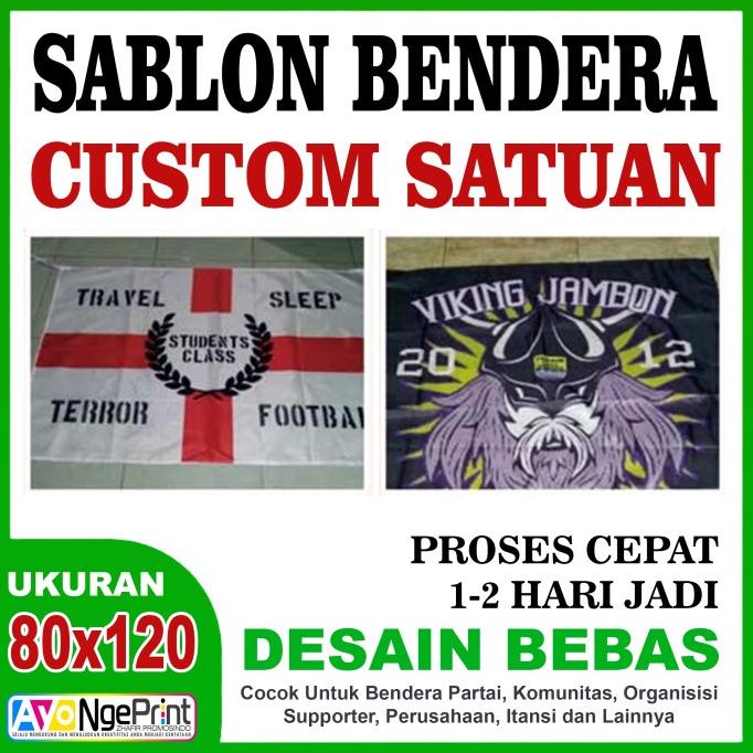 Jual [BISA COD] Bikin Bendera Suporter Mini Flag Ultras Custom Satuan ...