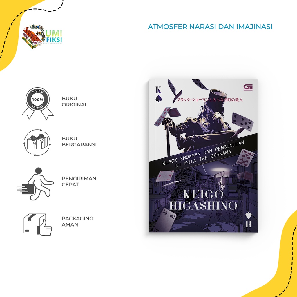 Jual BUKU BACAAN NOVEL | BLACK SHOWMAN DAN PEMBUNUH DI KOTA TAK BERNAMA BY KEIGO HIGASHINO ...