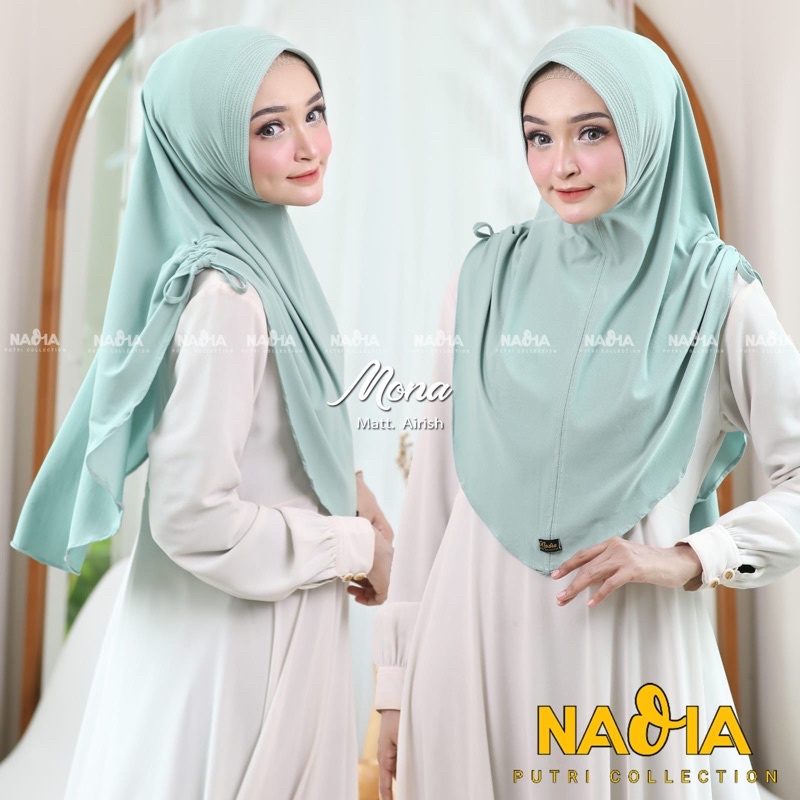 Jual MONA By Nadia Putri Collection Hijab Instan Jersey Airis Premium ...