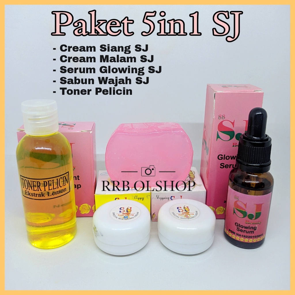 Jual Paket Lengkap 5in1 SJ - Cream Siang & Malam SJ Sinjung Ginseng ...