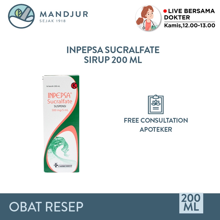 Jual Inpepsa Sirup 200 mL | Shopee Indonesia