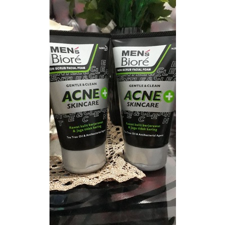 Jual Mens Biore Non Scrub Facial Foam Sabun Cuci Muka Pria 100g | Shopee Indonesia