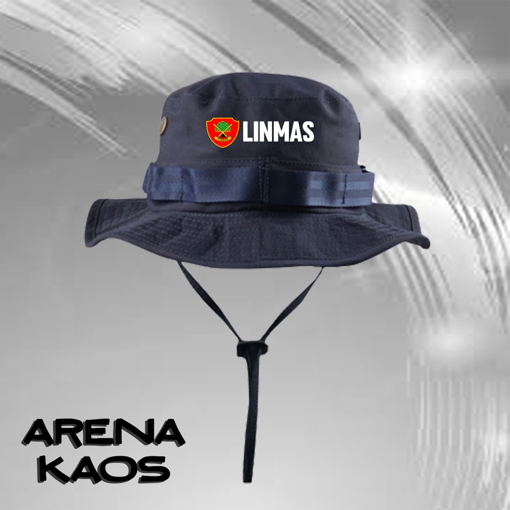 Jual TOPI RIMBA LINMAS (NAVY) | Shopee Indonesia
