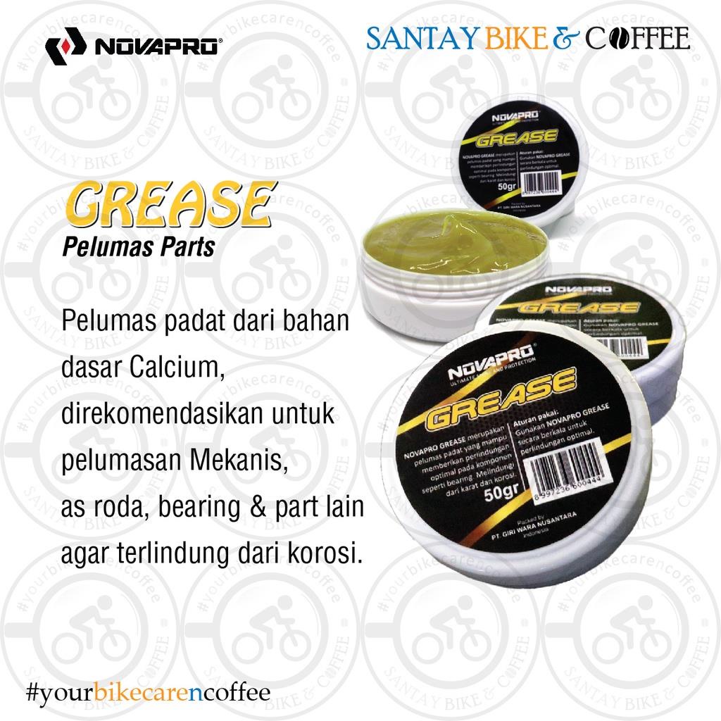 Jual NOVAPRO Grease 50Gr Pelumas Padat Gemuk Tahan Air | Shopee Indonesia