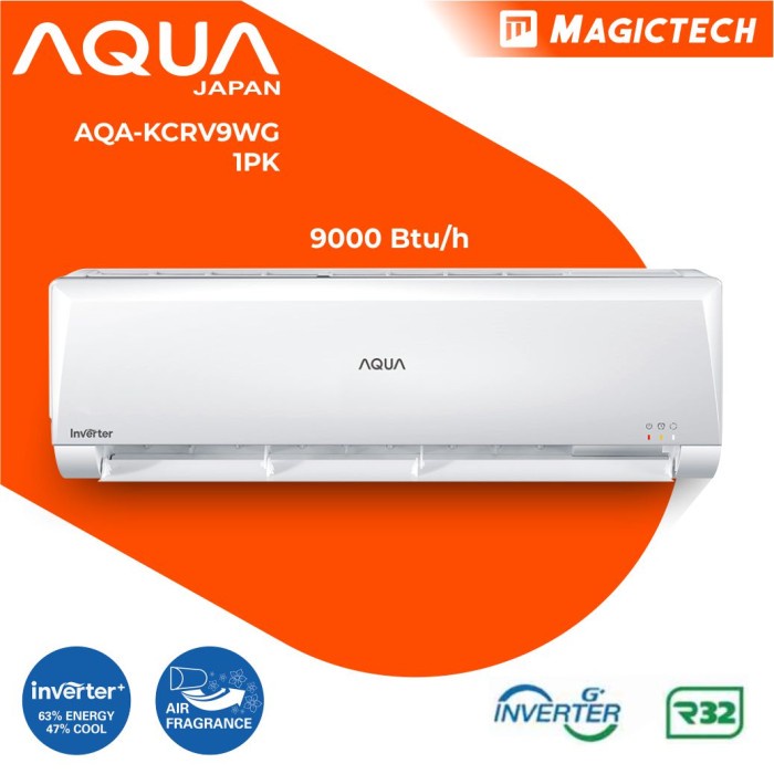 Jual AC AQUA 1 PK AQA-KCRV9WG / KCRV9WG INVERTER - R32 | Shopee Indonesia