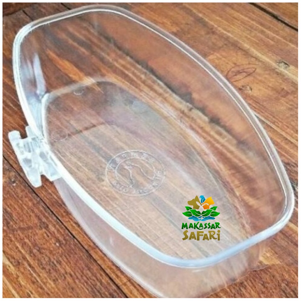 Jual Cepuk Mandi Burung Oval Wadah Makan Minum Lovebird Mika Plastik ...