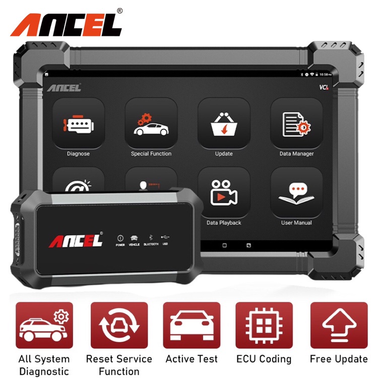 Jual ANCEL X7 OE-Level OBD2 Scanner Profesional Scanner Mobil Bluetooth ...