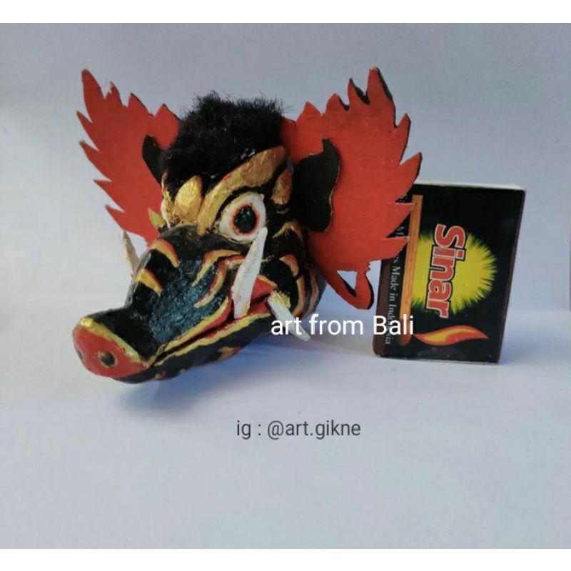 Jual tapel/topeng Barong Bangkung (babi). Bali | Shopee Indonesia