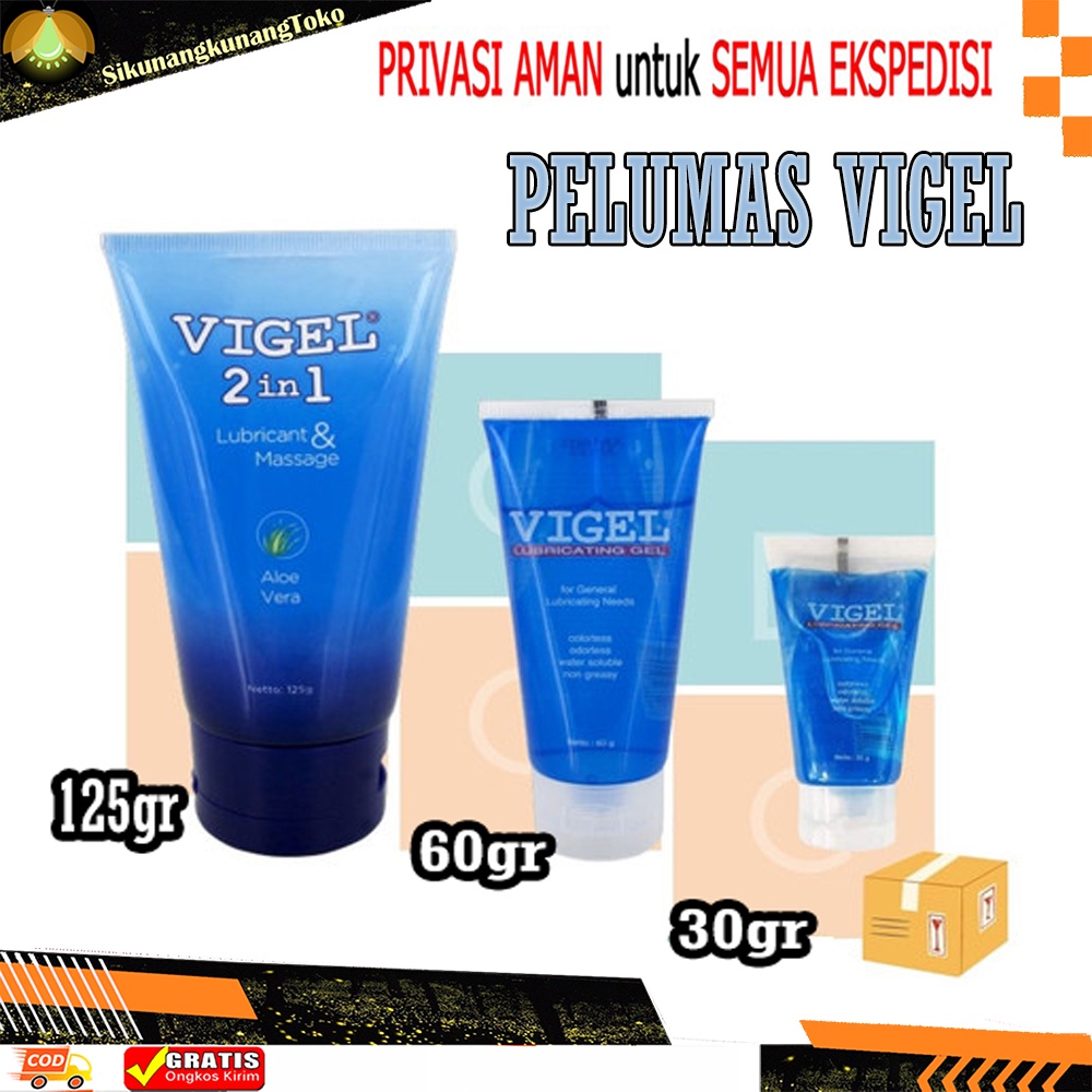 Jual (SKN) Pelumas Vigel Lubricant 30 gr / 60 gram / 125 g 2 in 1 ml ...