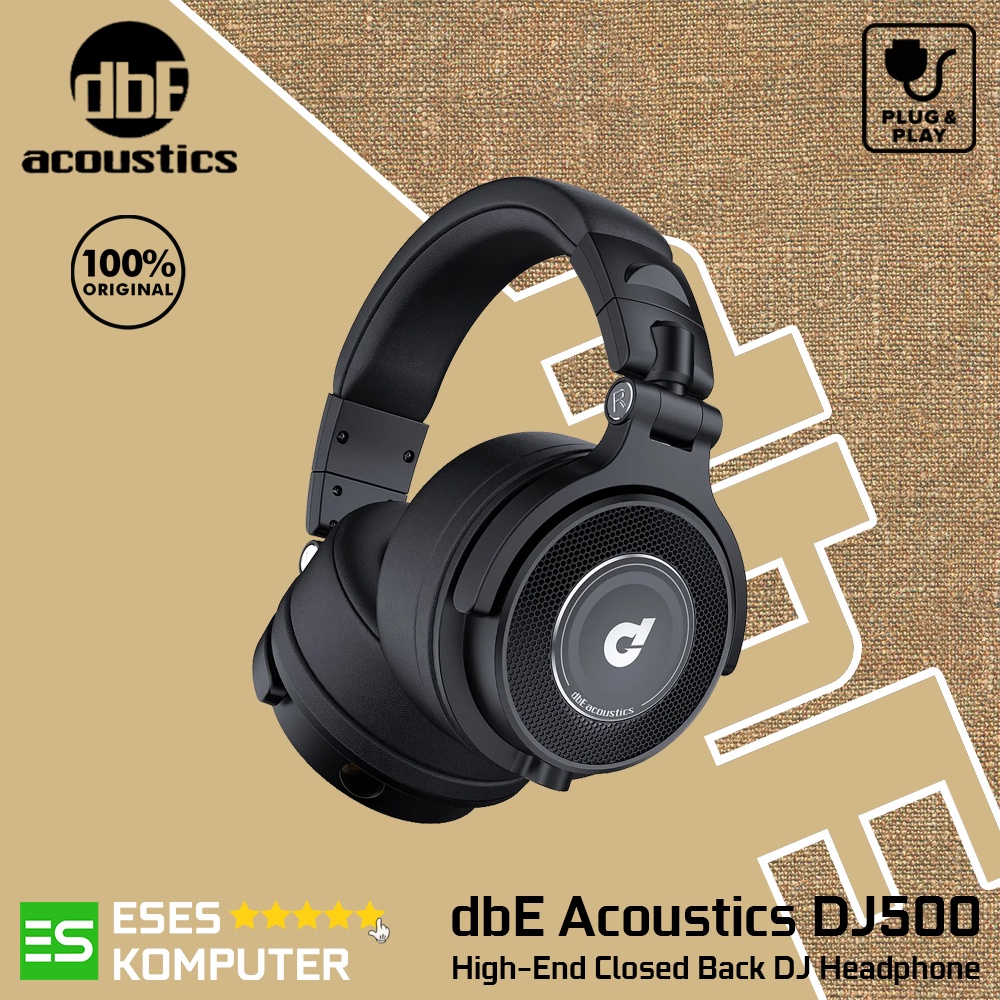 Jual Headphone dbE Acoustics DJ500 | High End Closed Back Over-Ear Headset | Shopee Indonesia