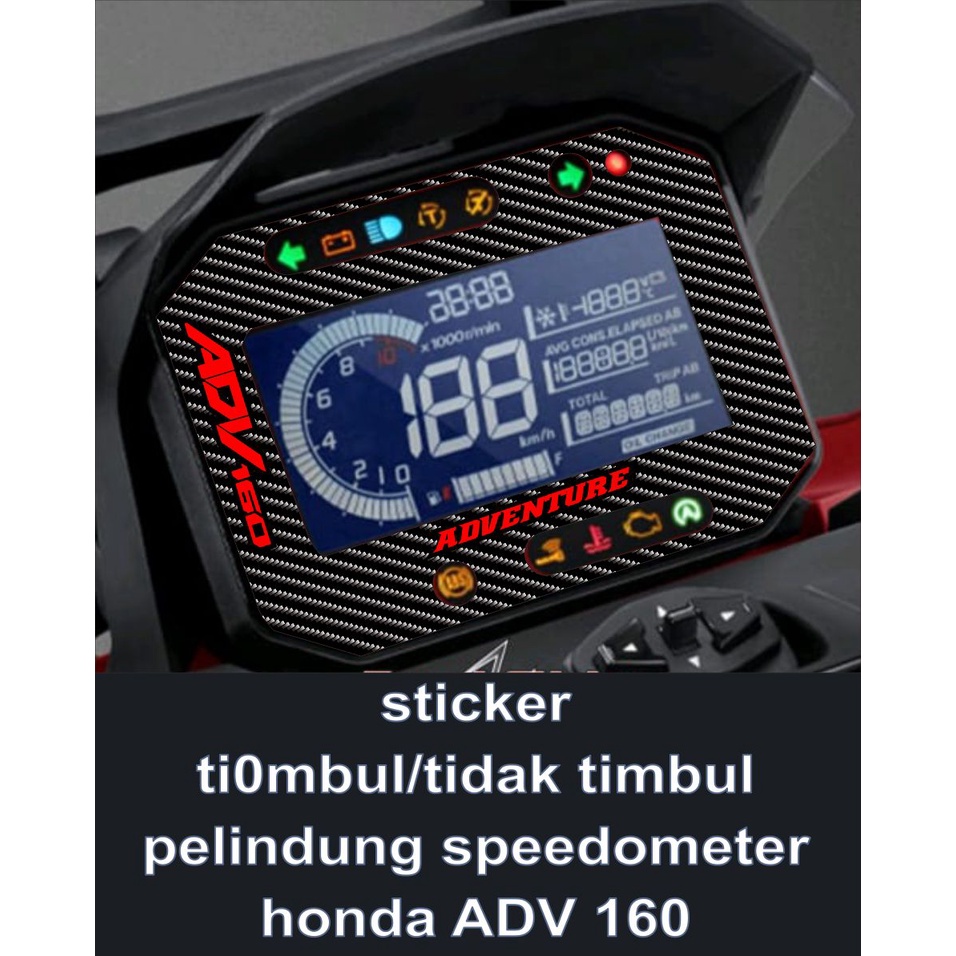 Jual Stiker Speedometer ADV 160 Sticker Antigores Spidometer ADV 160 ...