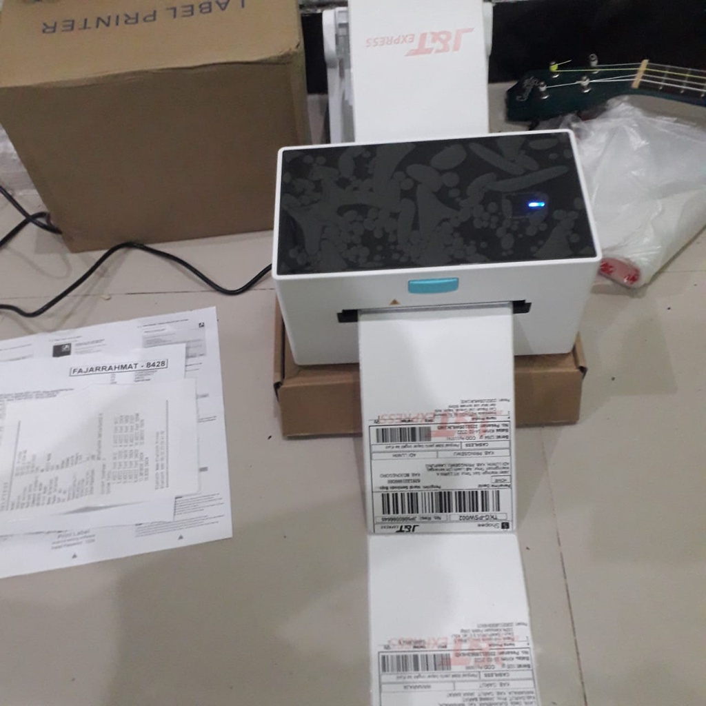 Jual Printer Resi Termurah - Printer Barcode Thermal EPPOS EP9220UB - USB BLUETOOTH Grab/Gosend ...