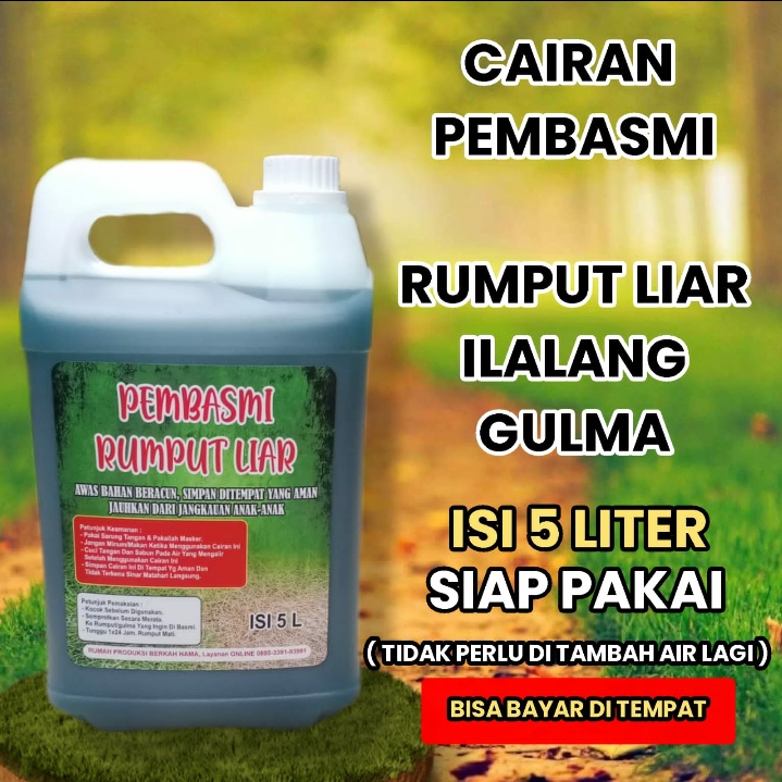 Jual REFFIL CAIRAN PEMBASMI RUMPUT LIAR & GULMA ISI 5 LITER ( SIAP ...