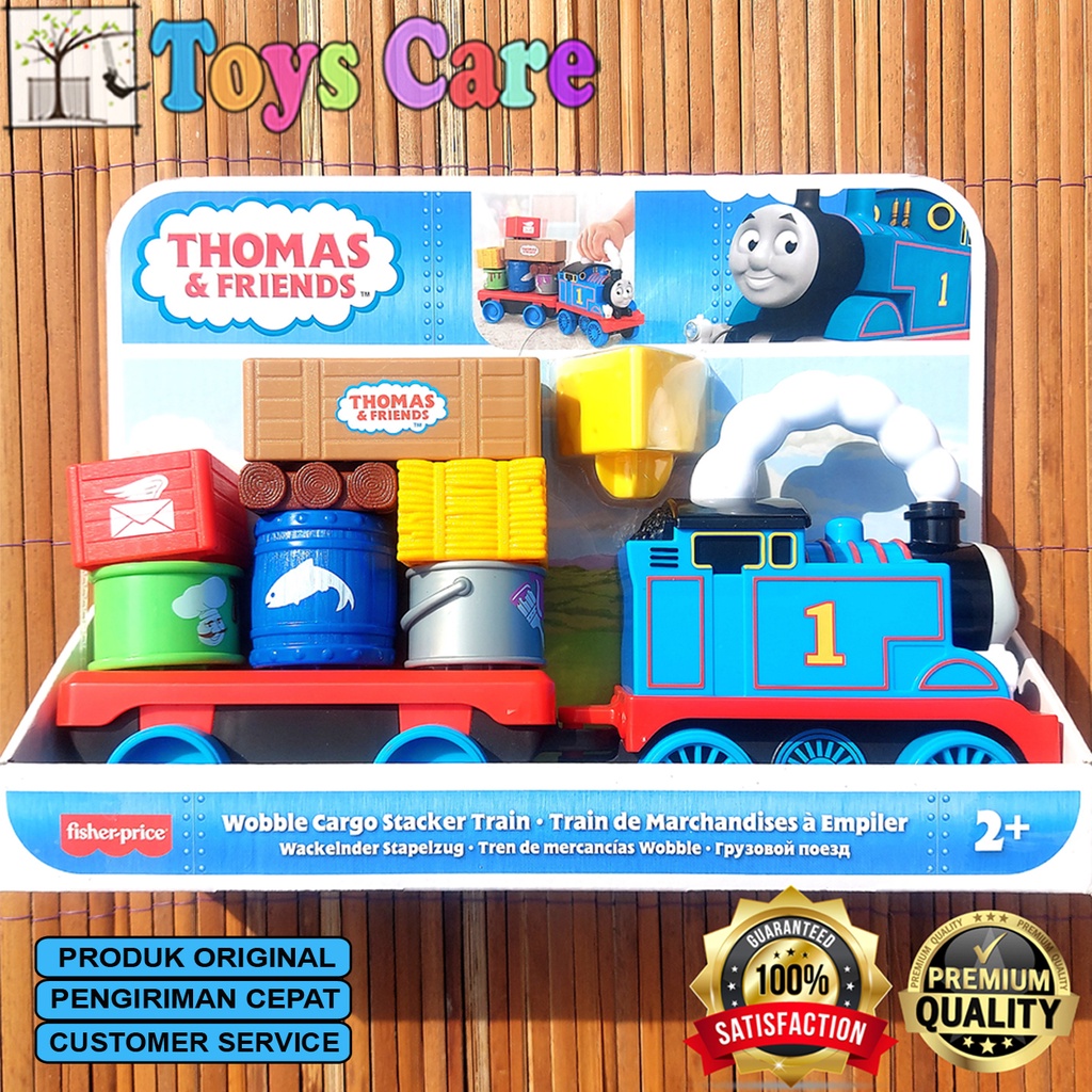 Jual THOMAS & FRIENDS WOBBLE CARGO STACKER TRAIN - MAINAN KERETA ORIGINAL FISHER PRICE | Shopee ...