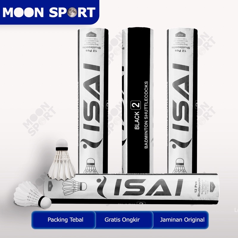 Jual Shuttlecock ISAI Hitam Original - ISAI Black | Kok Bulutangkis ...