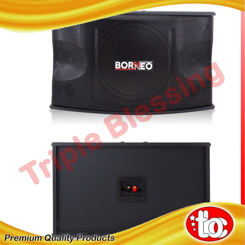 Jual SPEAKER KARAOKE PASIF 10" (2 way | 500 watt) Box Kayu - BORNEO SK ...
