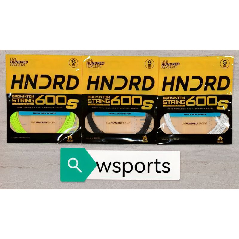 Jual Senar Badminton Hundred HNDRD 600S 600 S Original | Shopee Indonesia