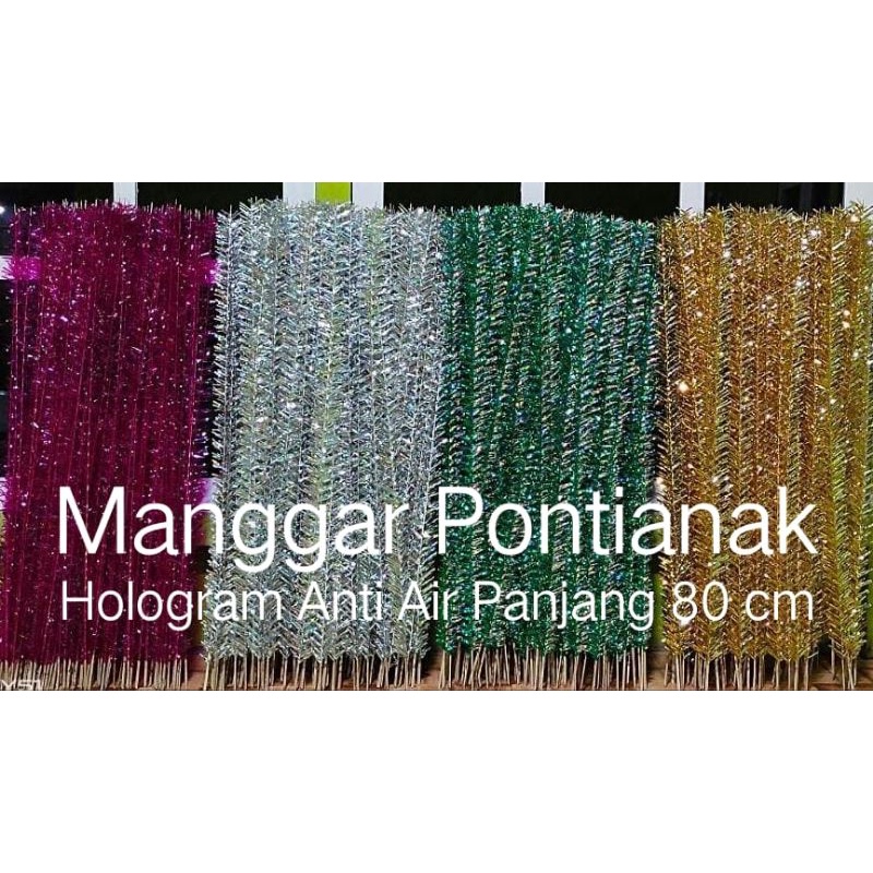 Jual Bunga Manggar Hologram ( Anti Air) Panjang 80 cm | Shopee Indonesia