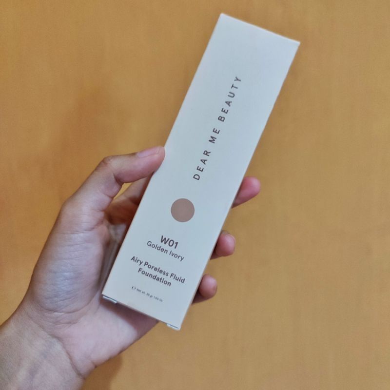 Jual DEAR ME BEAUTY AIRY PORELESS FLUID FOUNDATION SHADE W01 (GOLDEN ...