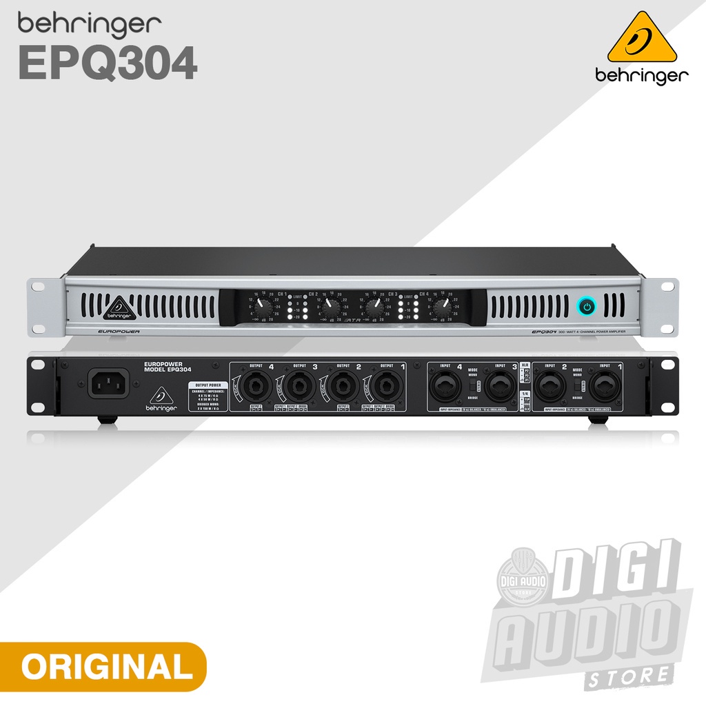 Jual Power Amplifier Speaker Behringer Europower EPQ304 - 4 Channel 300 ...
