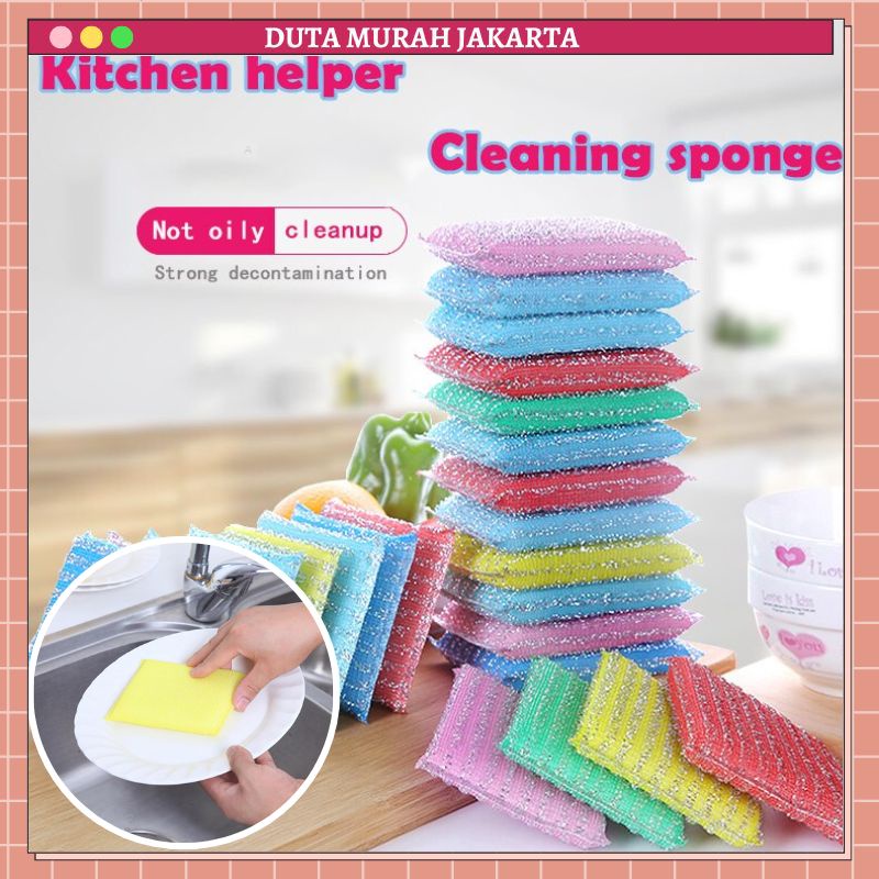 Jual Spons Cuci Piring Warna Warni Spon Sponge Sabut Jaring Alat ...