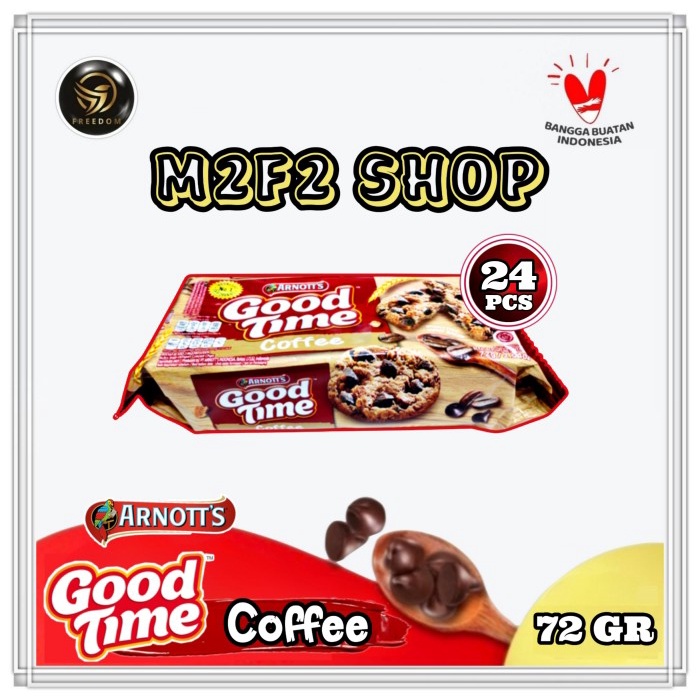 Jual Good Time Coffee Cookies | Kukis Kopi - 72 gr (Kemasan 24 Pcs ...
