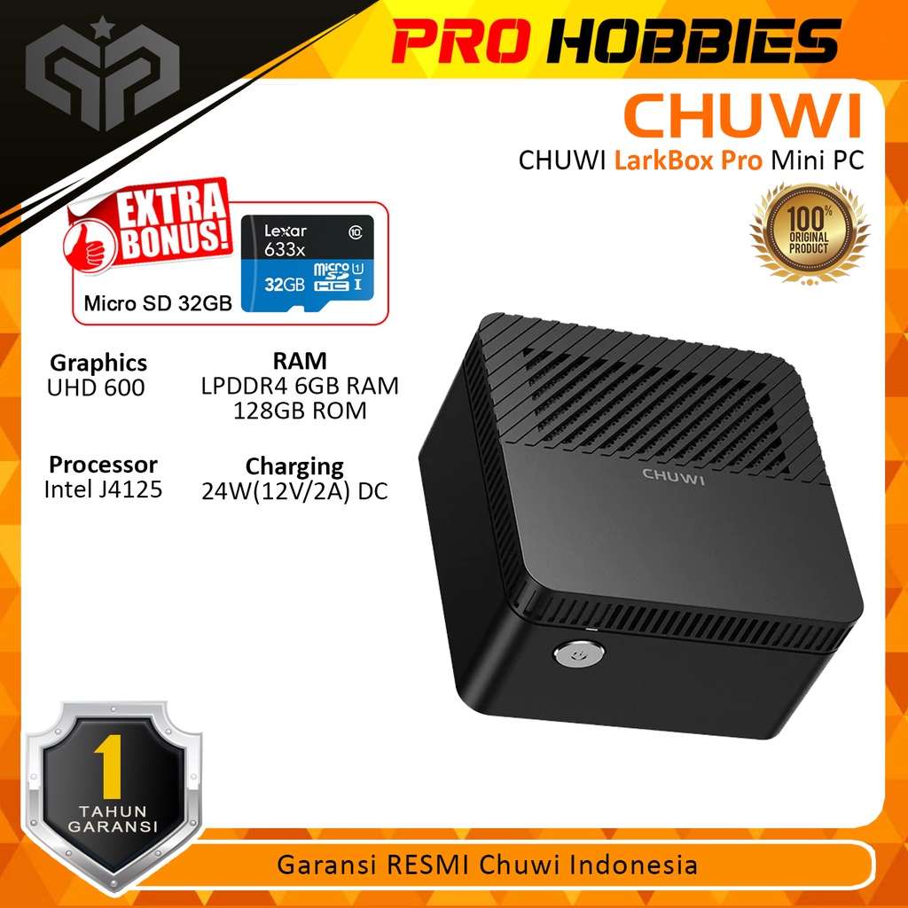 Jual CHUWI LARKBOX PRO MiniPC 4K INTEL Quad Core 6GB/128GB Win 10 Mini ...