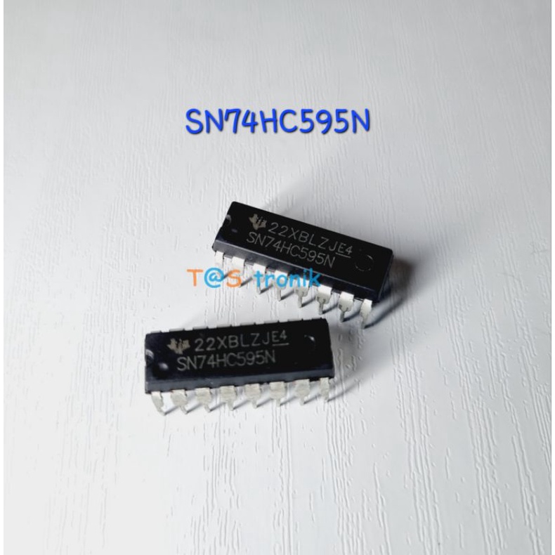 Jual IC 74HC595 ic shift register 8bit 74HC 595 74 HC595 | Shopee Indonesia