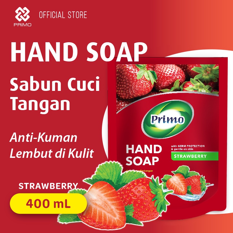 Jual PRIMO Hand Soap Sabun Cuci Tangan Antibacterial Antiseptik ...
