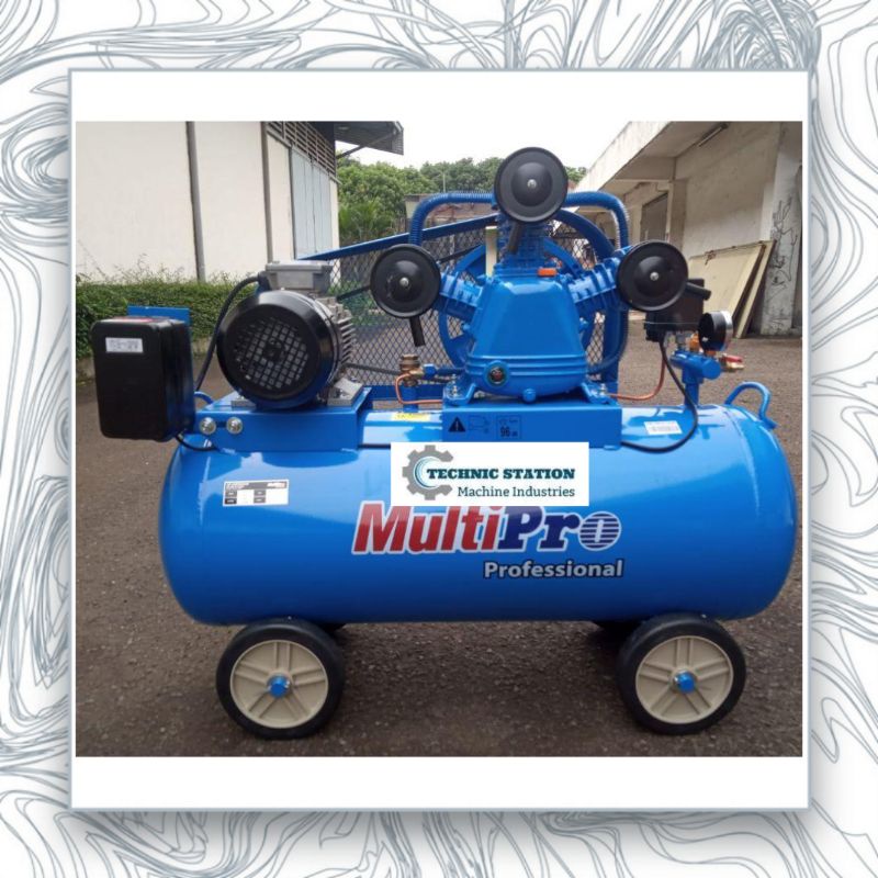 Jual Kompresor MULTIPRO VBC 200-1-110 HS Compressors 2 HP Belt Drive ...