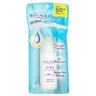 Jual Skin Aqua UV Mist Light & Moisture SPF 50+ 40gr | Shopee Indonesia