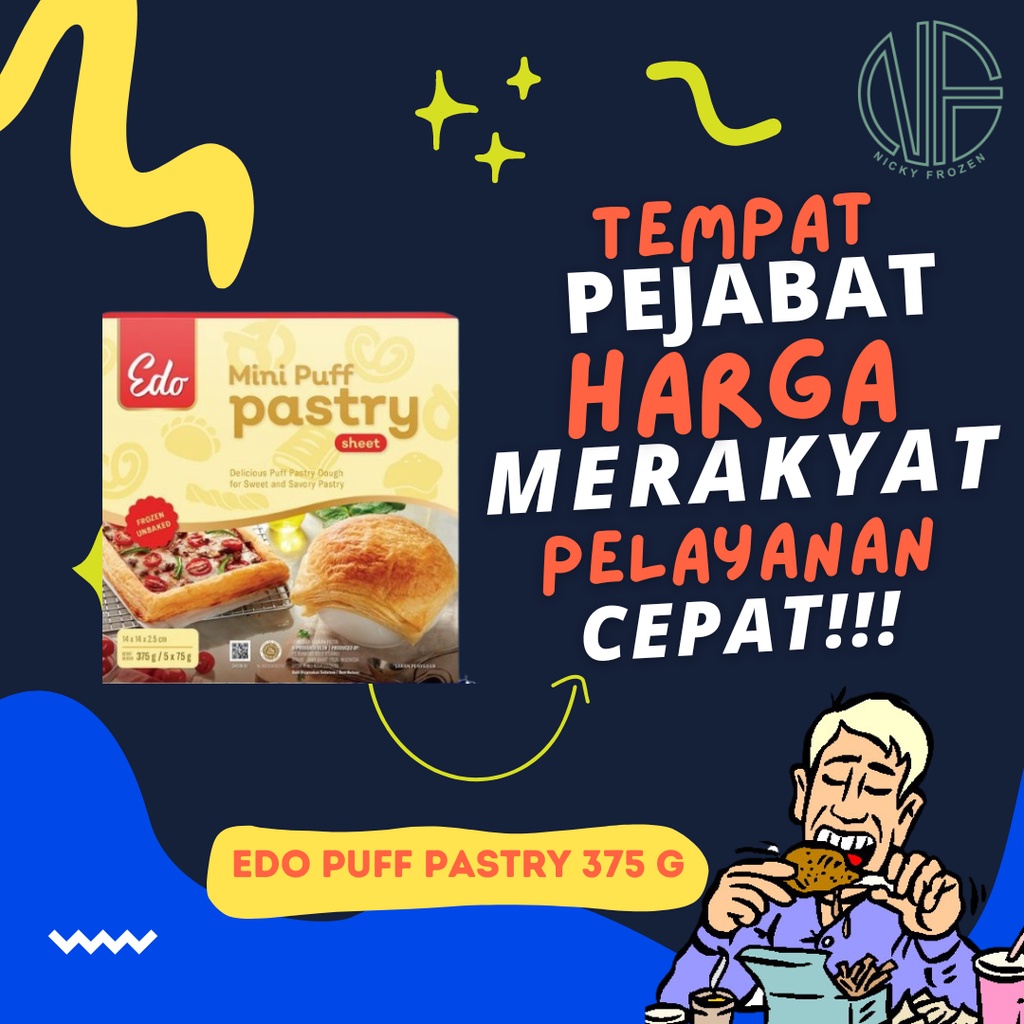 Jual EDO PUFF PASTRY 375 G | Shopee Indonesia