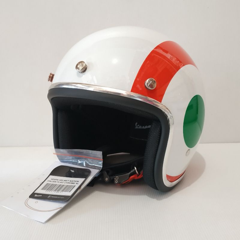 Jual Helmet original Vespa national Italian flag | Shopee Indonesia