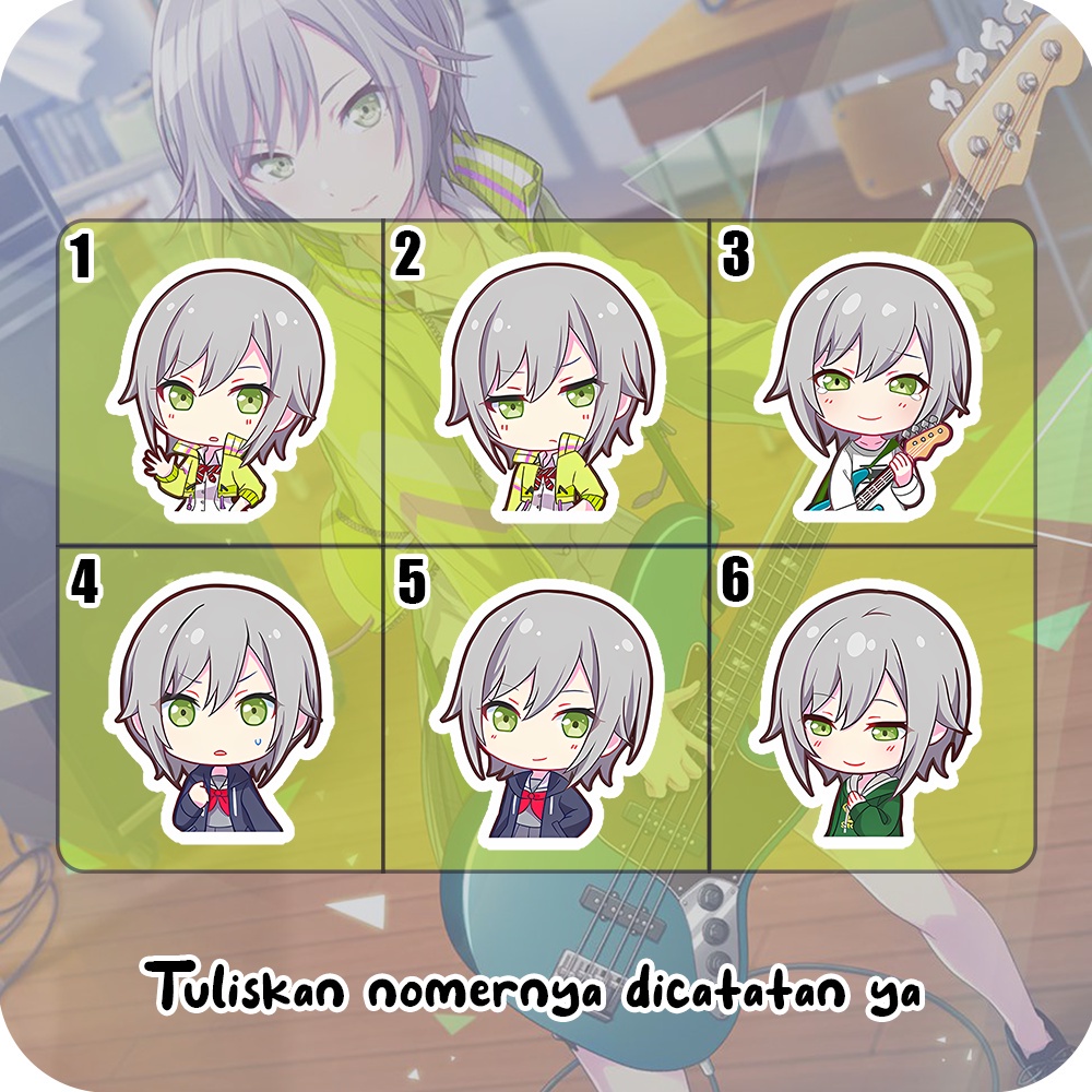 Jual Stiker Glossy Shiho Hinomori Project Sekai, Sticker Anime Lucu ...