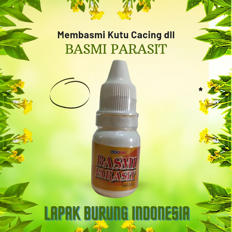 Jual BASMI PARASI Obat Burung kena Kutu, Cacing, Tungau dan Parasit ...