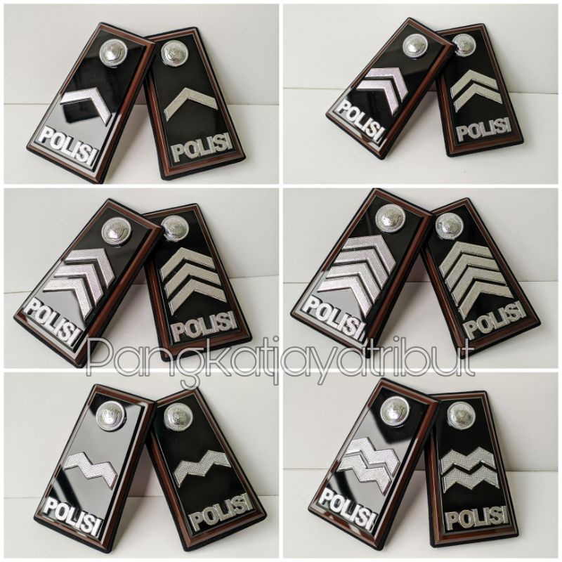 Jual Pangkat Pdh Bintara Full Mika Bripda/Briptu/Brigadir/Bripka/Aipda ...