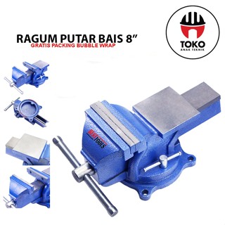 Jual Catok Besi Paron Ragum Meja Putar 8 inch / Bench Vice Original ...