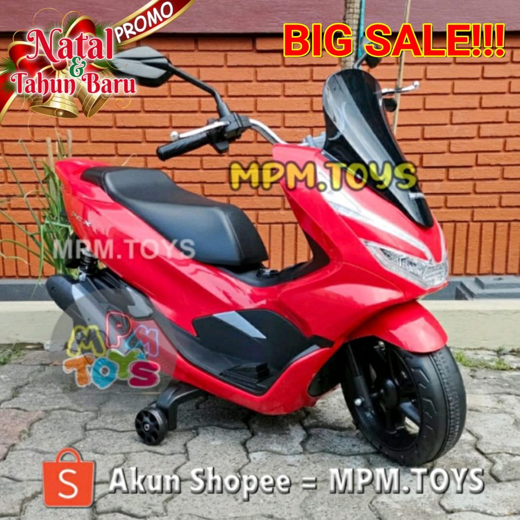 Jual GOJEK/GRAB Motor Aki Anak HONDA PCX Lisensi HONDA PMB ORIGINAL m ...