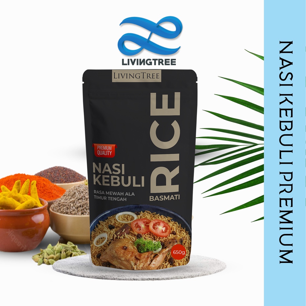 Jual NASI KEBULI INSTAN 1 Kg. bisa buat 10-12 porsi Paket Bumbu Nasi ...
