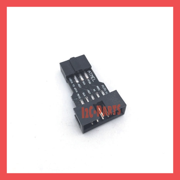 Jual ISP Converter 10 Pin To 6 Pin USBASP AVRISP Adapter 10P To 6P ...