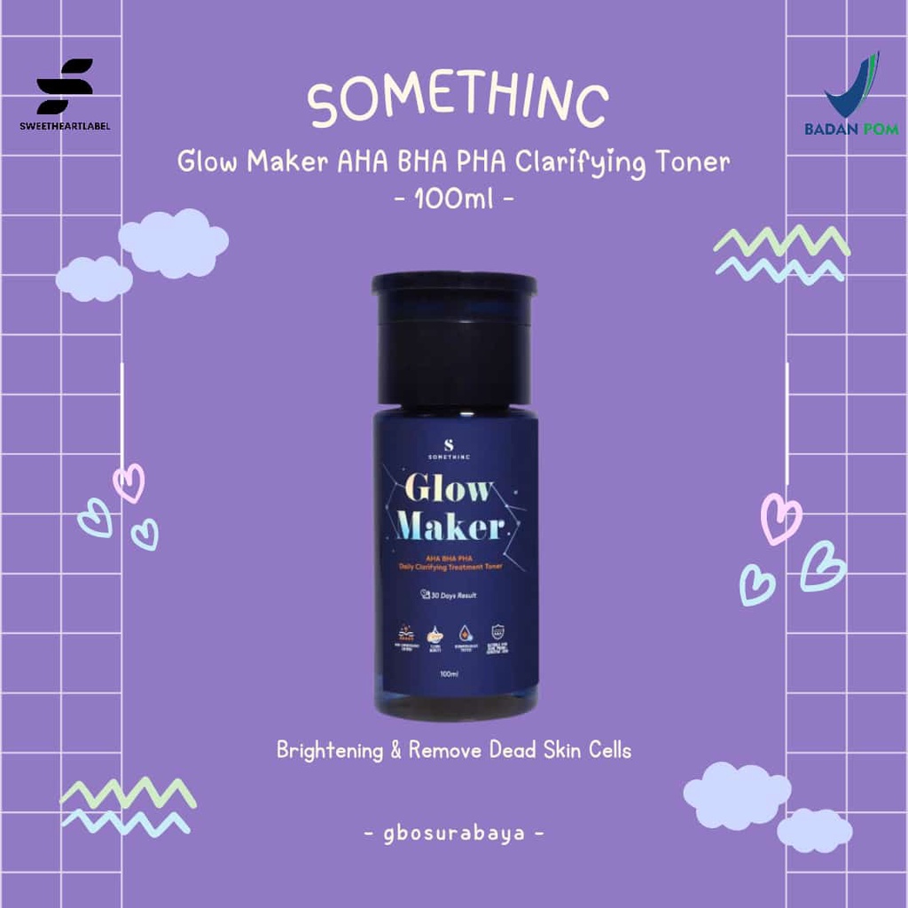 Jual SOMETHINC - Glow Maker Toner 100ml | Shopee Indonesia