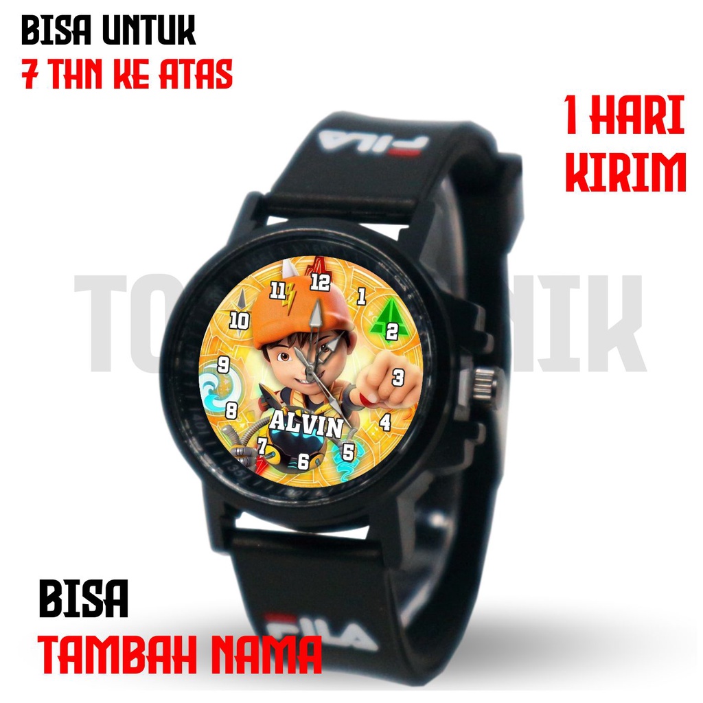 Jual Jam Tangan Anak Laki Laki Cowok Pria Karakter hero Kartun BOBOI ...