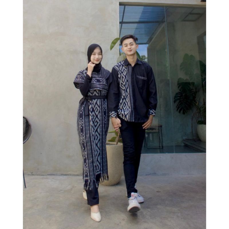Jual READY STOCK - Baju tenun couple - baju tenun - dress tenun - dress ...