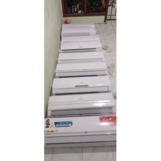 Jual Kipas angin model ac POLOS REMOTE LED FREE ICE GEL 1.5pk 2pk 3pk ...