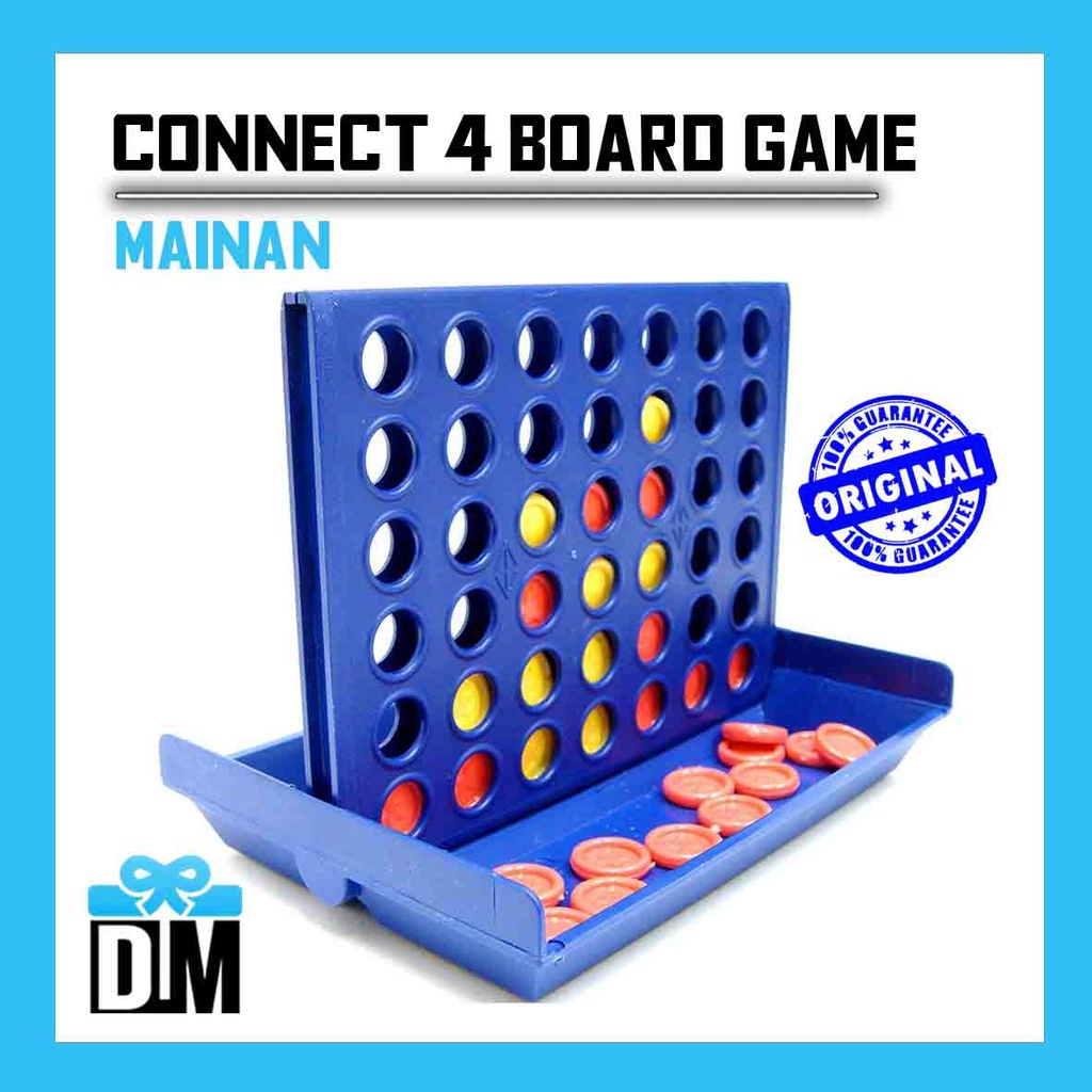 Jual Connect Four 4 Tic Tac Toe 4 Hubungkan 4 Four in A Line | Shopee ...